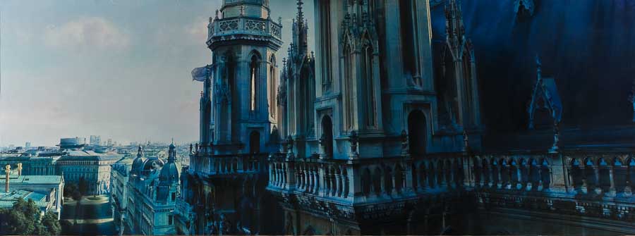 Rathaus 2 - Parliament, Painting by Robert Schoeller